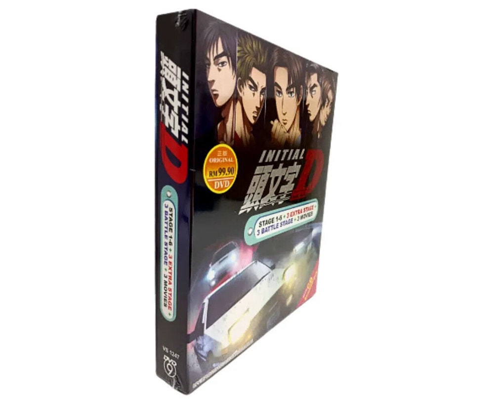 Dvd Anime INITIAL D Complete Stage 1-6 3 Movie 3 Extra Stage 3 Battle ...