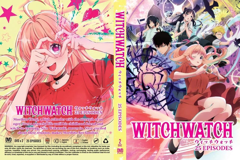 DVD Anime Witch Watch TV Series Volume 1-25end~english Dubbed Version ...