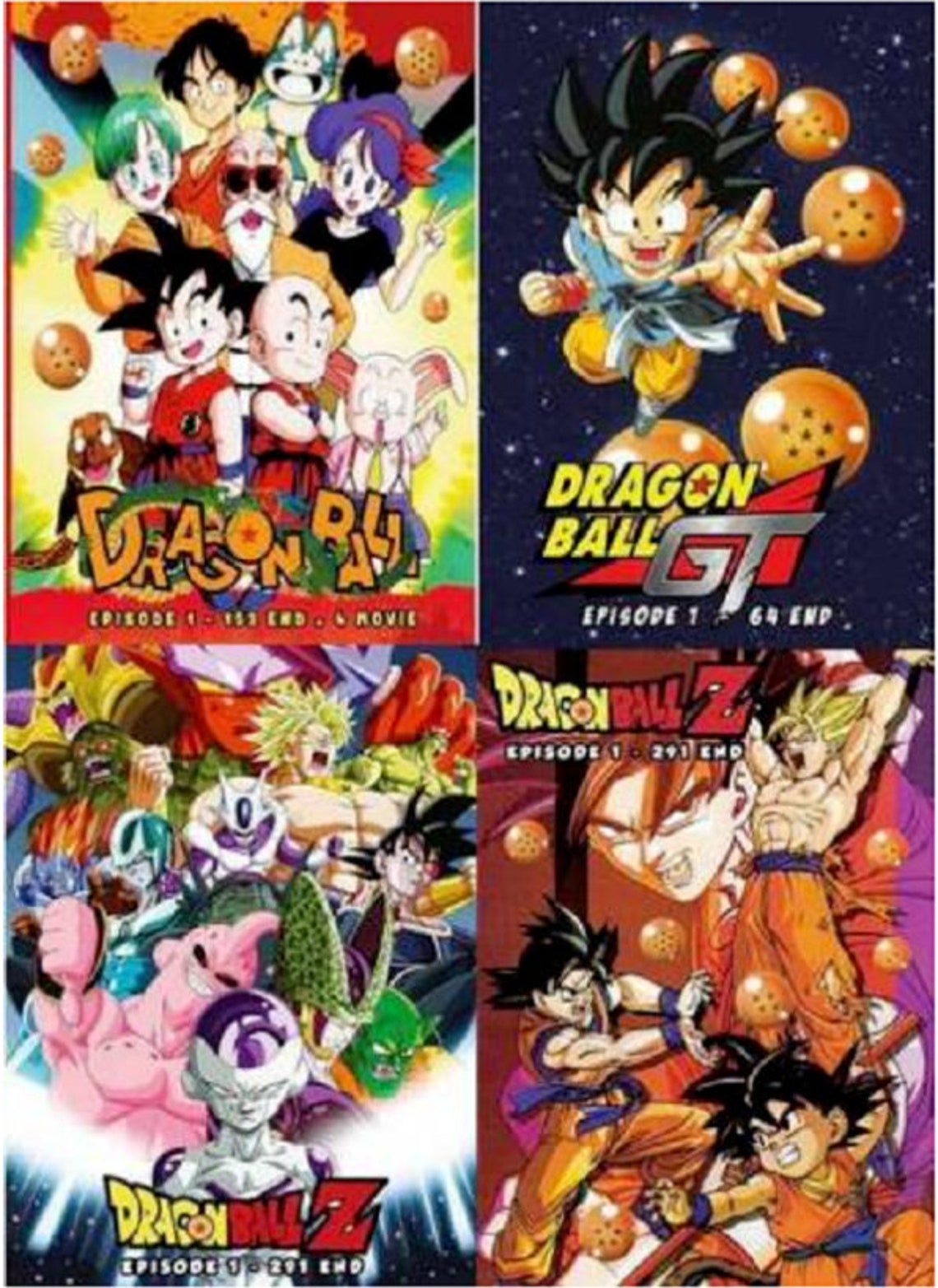 Anime DVD Dragon Ball Dbz Dbgt Dbs Movie Collection - Etsy