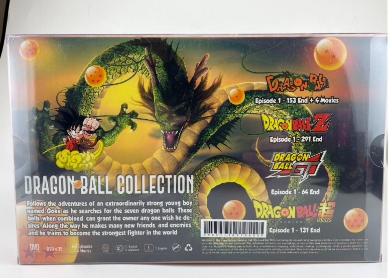 Dragon Ball Collection DVD Complete Anime Series English Dub/sub - Free ...