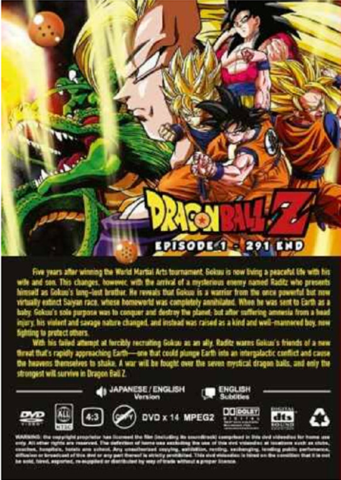 Anime DVD Dragon Ball Dbz Dbgt Dbs Movie Collection - Etsy