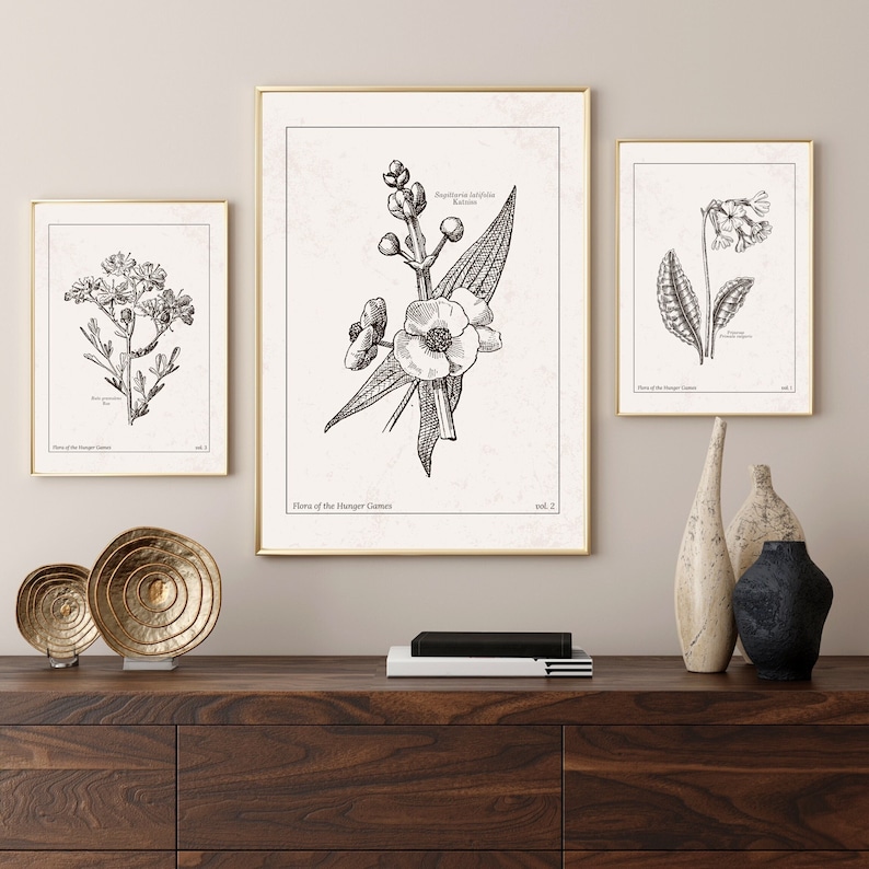 The Hunger Games Flora Set | Katniss, Primrose, Rue | the Hunger Games ...