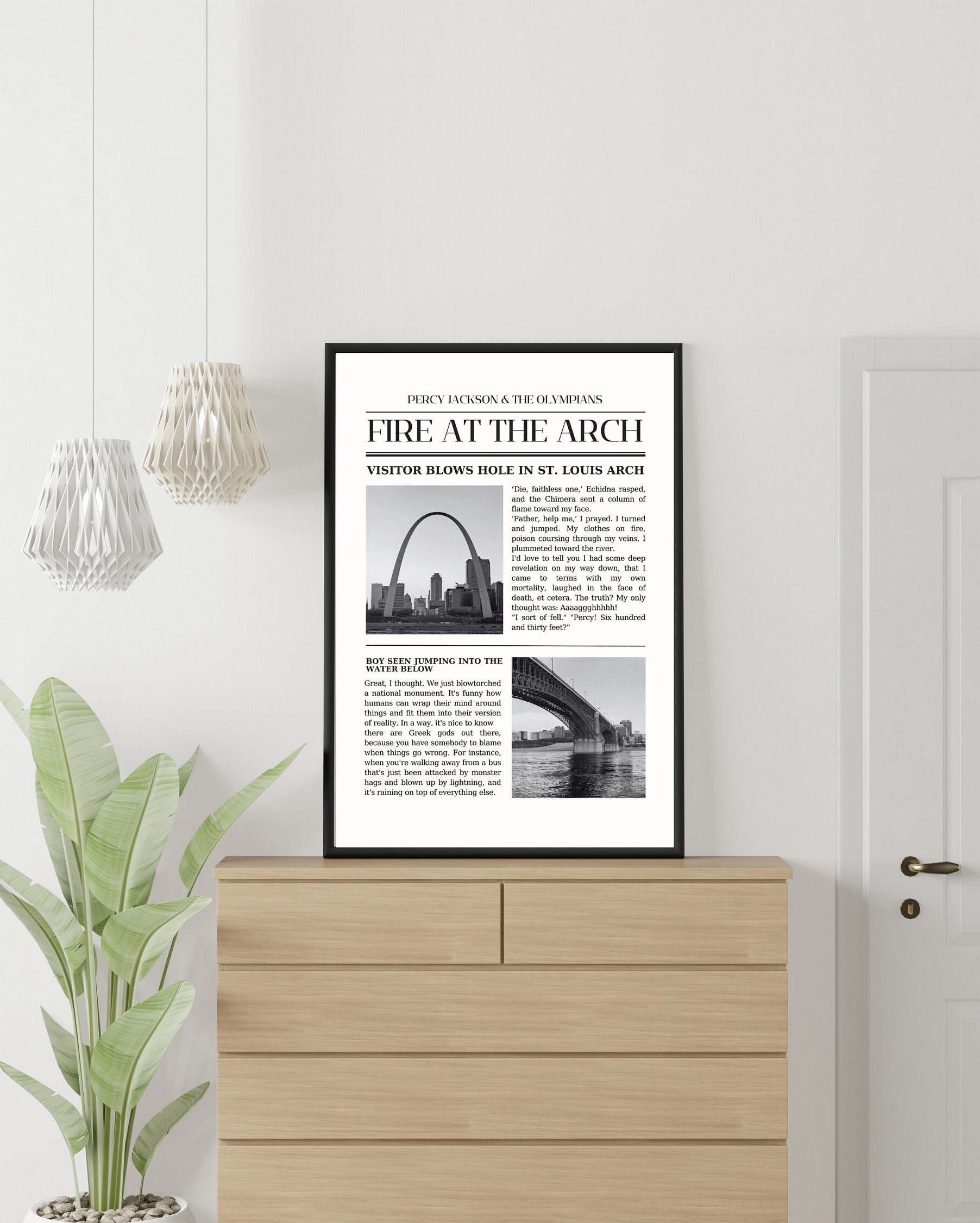 Percy Jackson & the Olympians Poster the Lightning Thief Rick Riordan ...