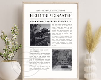 Greetings From Camp Half-blood Poster Percy Jackson - Etsy