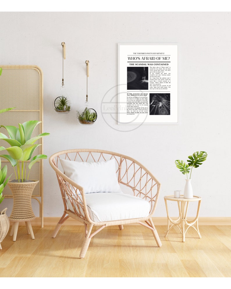 Taylor Swift Who's Afraid of Little Old Me? Lyrics Poster | the ...