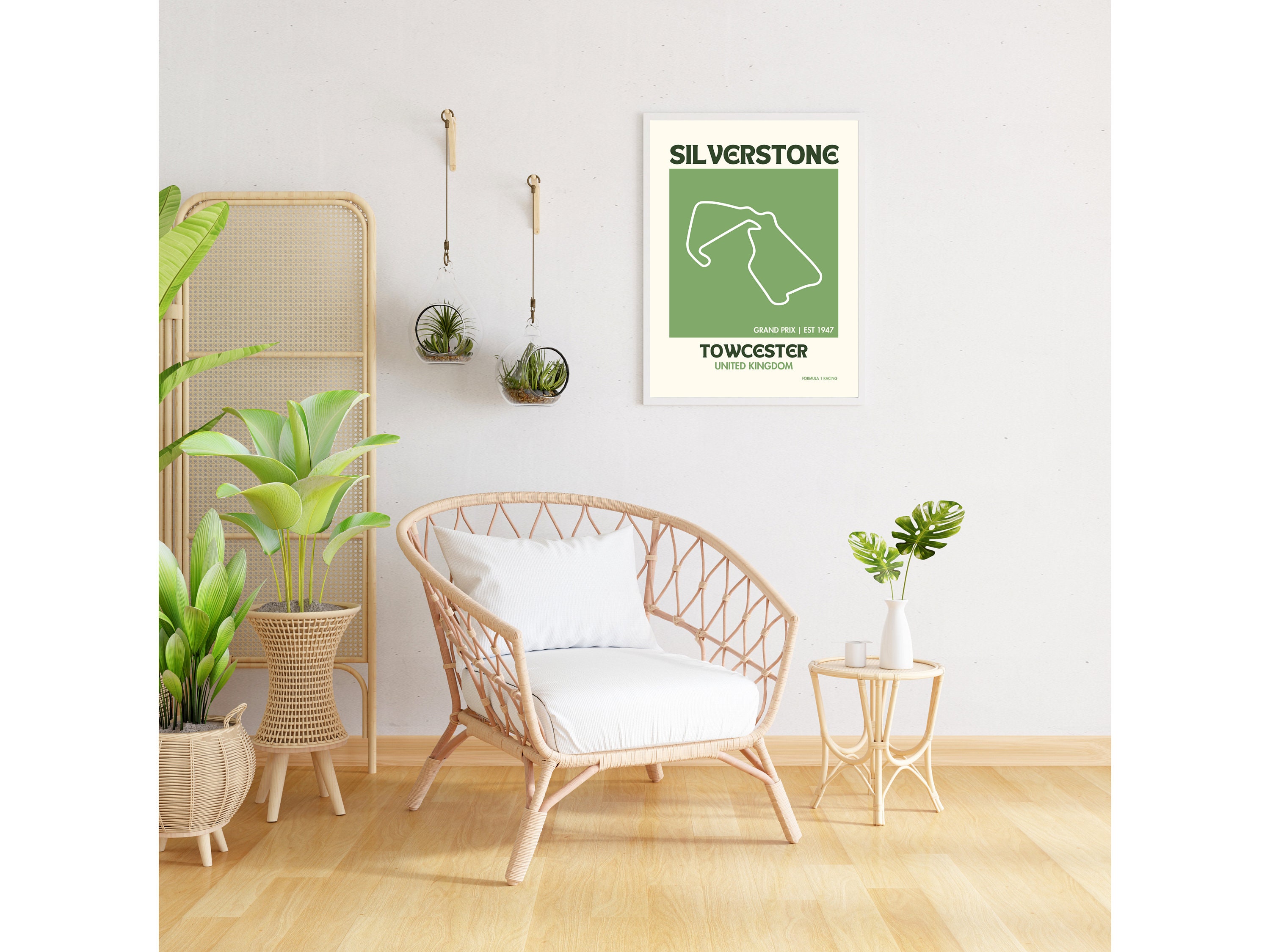 Formula One Track Poster Silverstone Circuit F1 Digital Print - Etsy