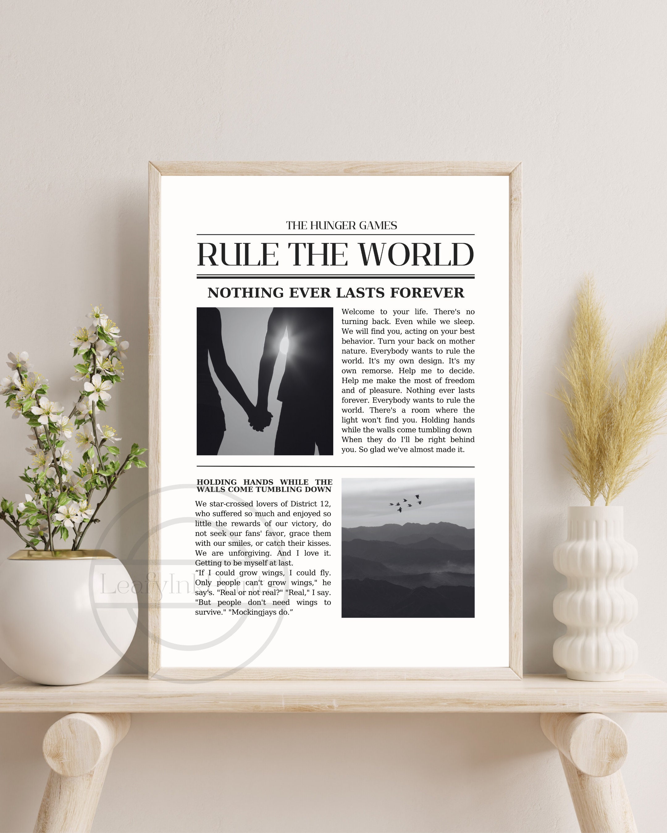 Everybody Wants to Rule the World Poster the Hunger Games Lorde Suzanne ...