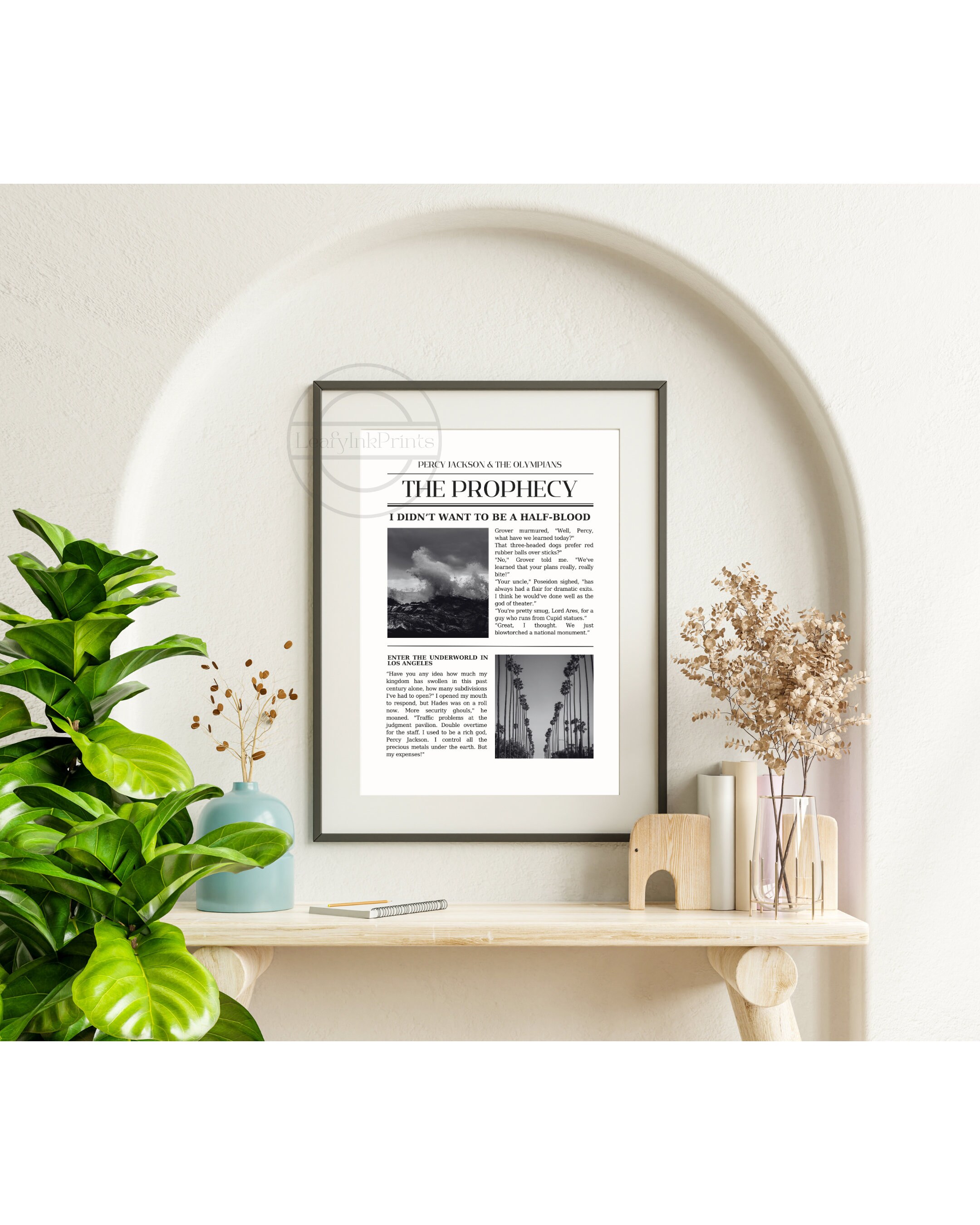 Percy Jackson & the Olympians Poster the Lightning Thief Rick Riordan ...