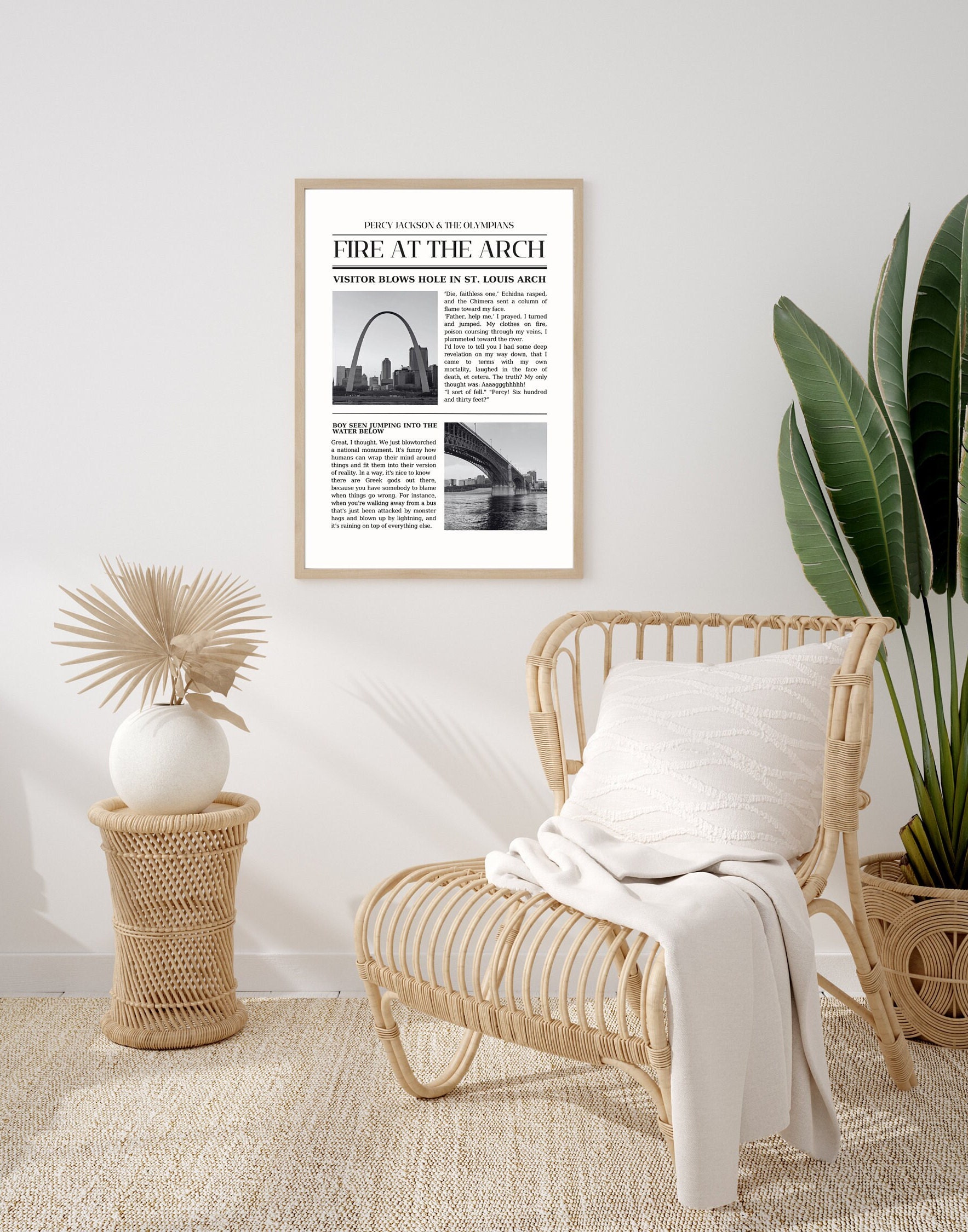 Percy Jackson & the Olympians Poster the Lightning Thief Rick Riordan ...