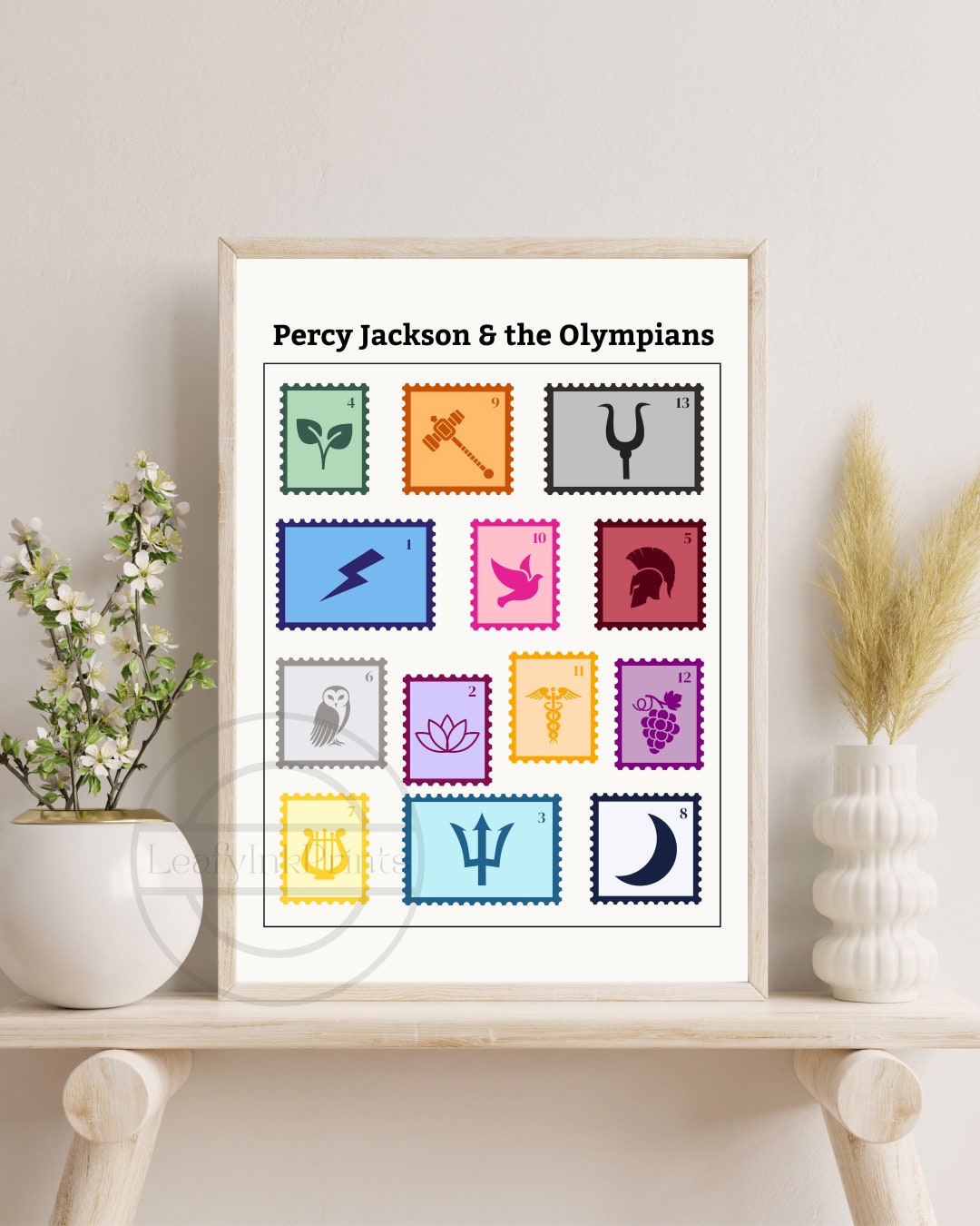Percy Jackson & the Olympians Poster | Cabins of the Gods | the ...