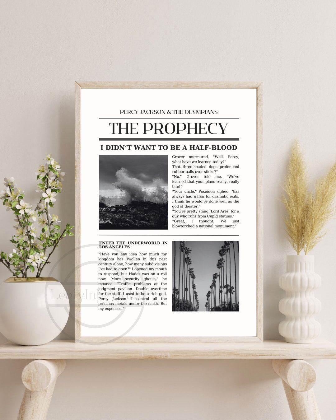 Percy Jackson & the Olympians Poster | the Lightning Thief | Rick ...