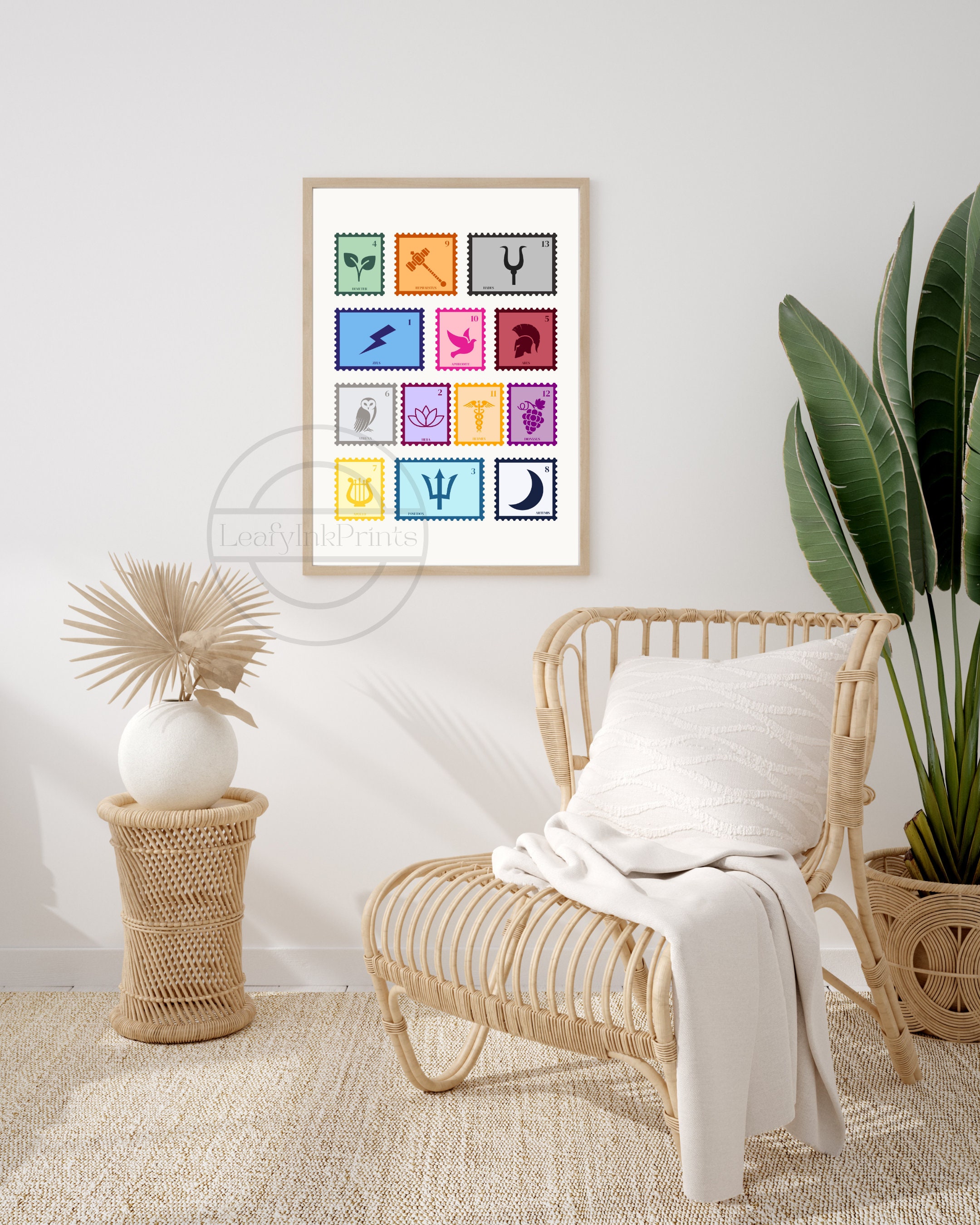 Percy Jackson & the Olympians Poster Cabins of the Gods the Lightning ...