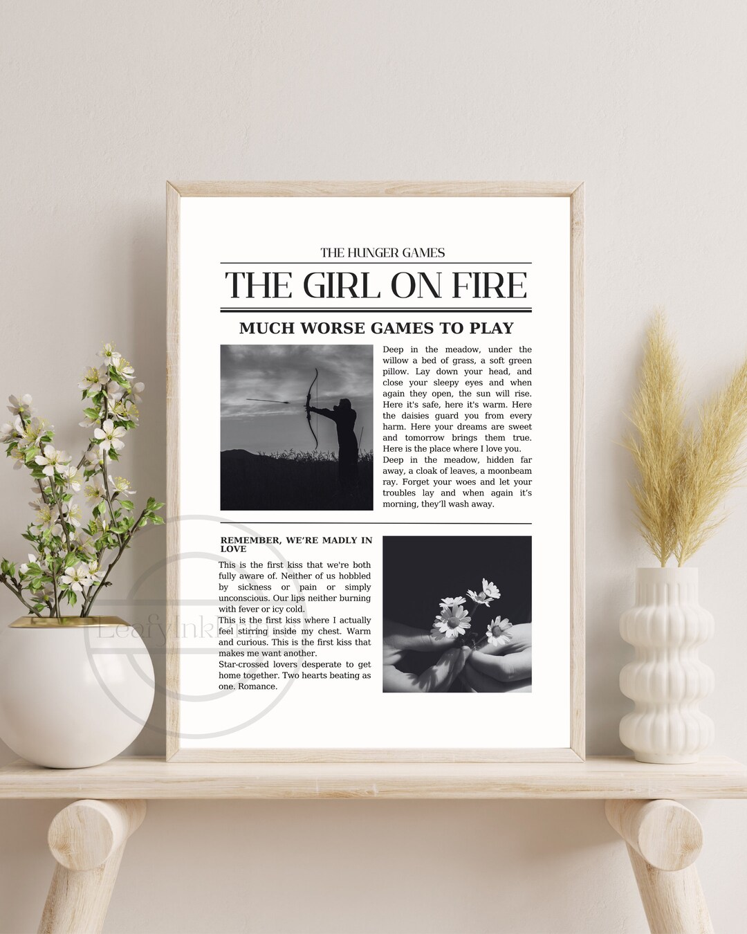 The Girl on Fire Poster | the Hunger Games | Suzanne Collins ...