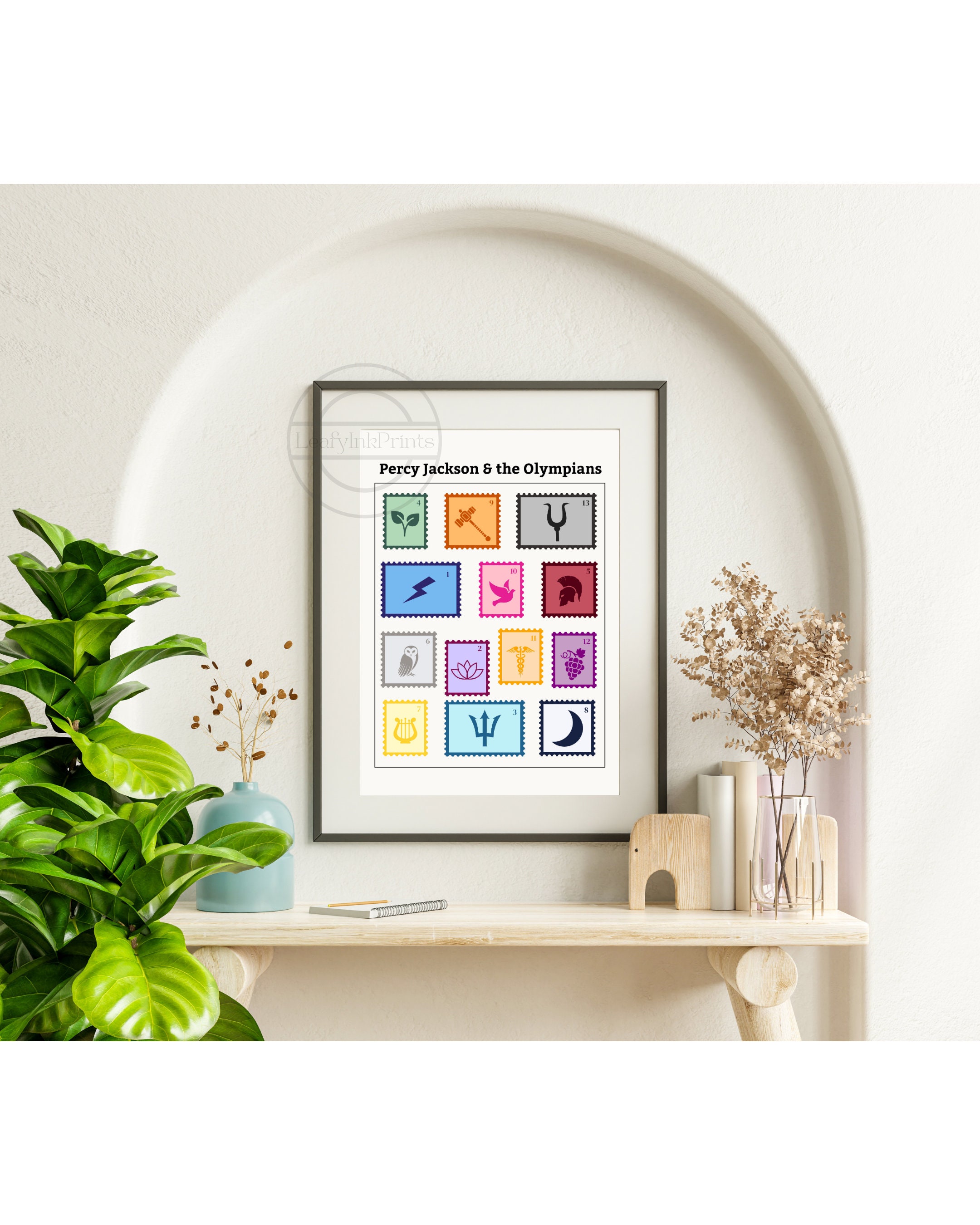 Percy Jackson & the Olympians Poster Cabins of the Gods the Lightning ...