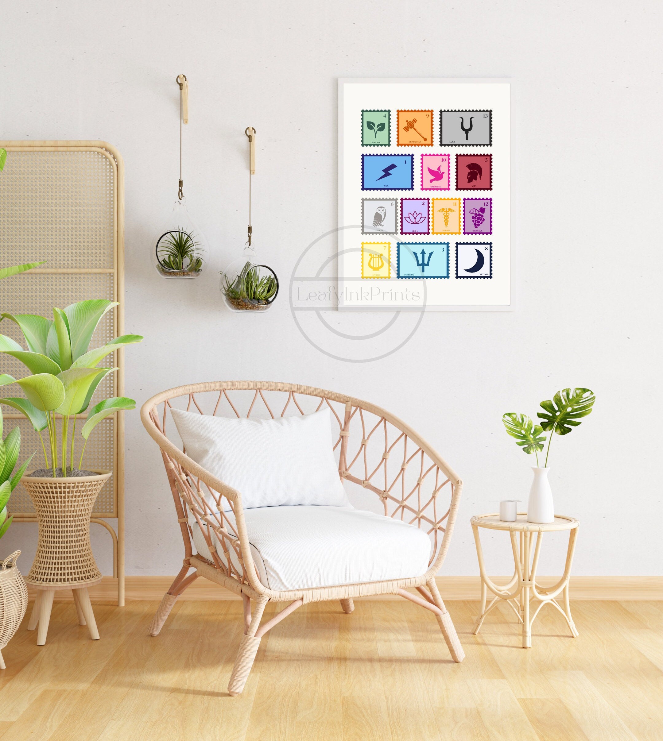 Percy Jackson & the Olympians Poster Cabins of the Gods the Lightning ...