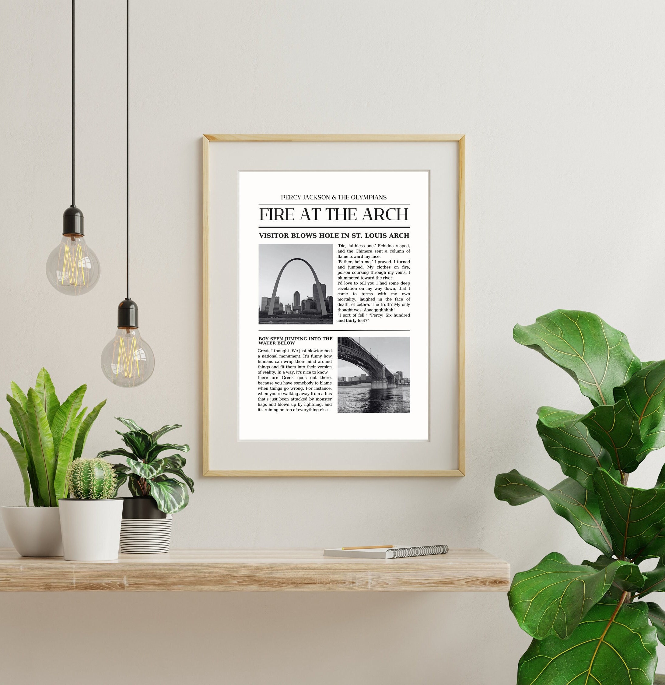 Percy Jackson & the Olympians Poster the Lightning Thief Rick Riordan ...