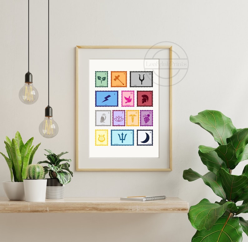 Percy Jackson & the Olympians Poster Cabins of the Gods the Lightning ...