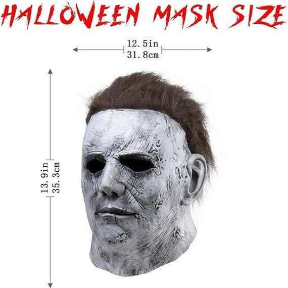 Michael Myers Mask Halloween Horror Mask Halloween Costume Cosplay ...