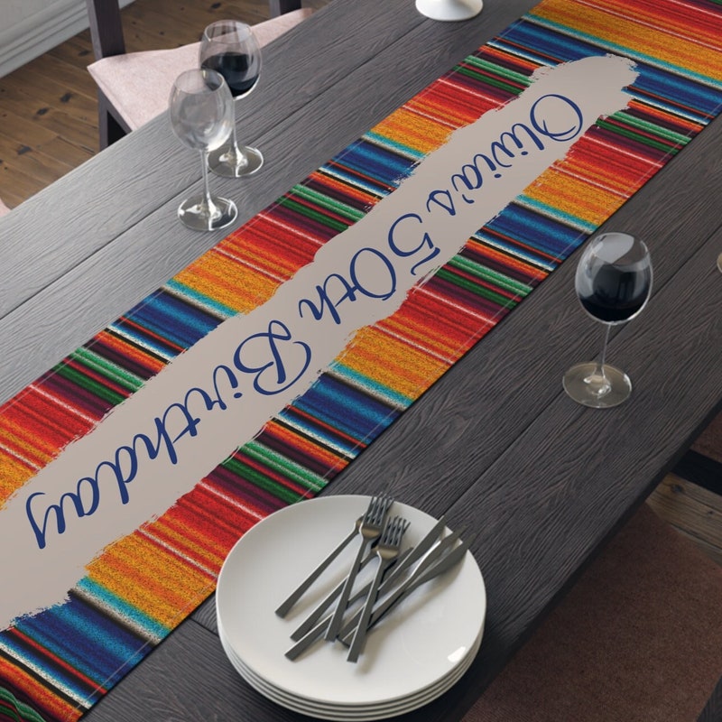 Funky Table Runner - Etsy