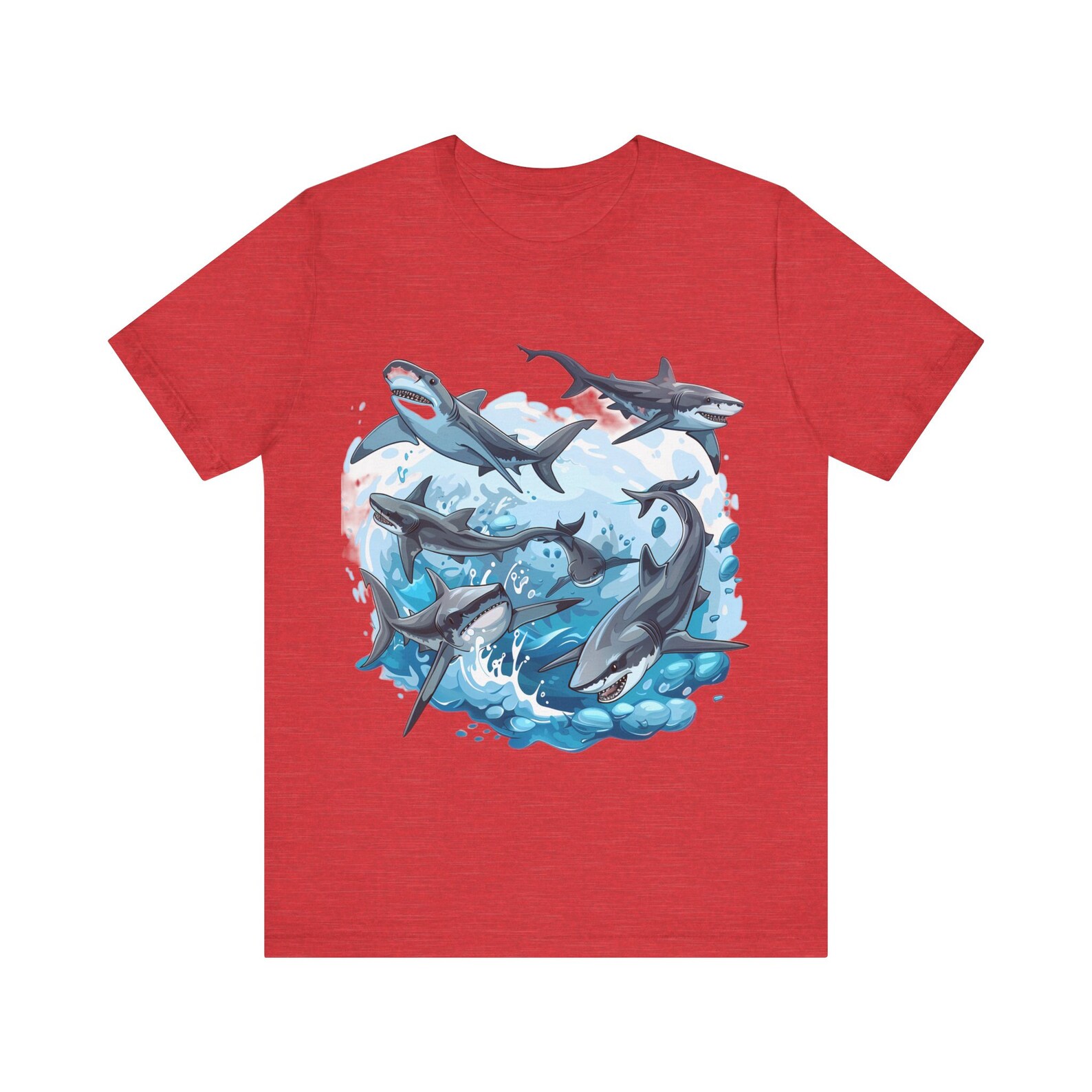 Shark Shirt Great White Shark Week Shirt Ocean Animal Shirt Marine ...