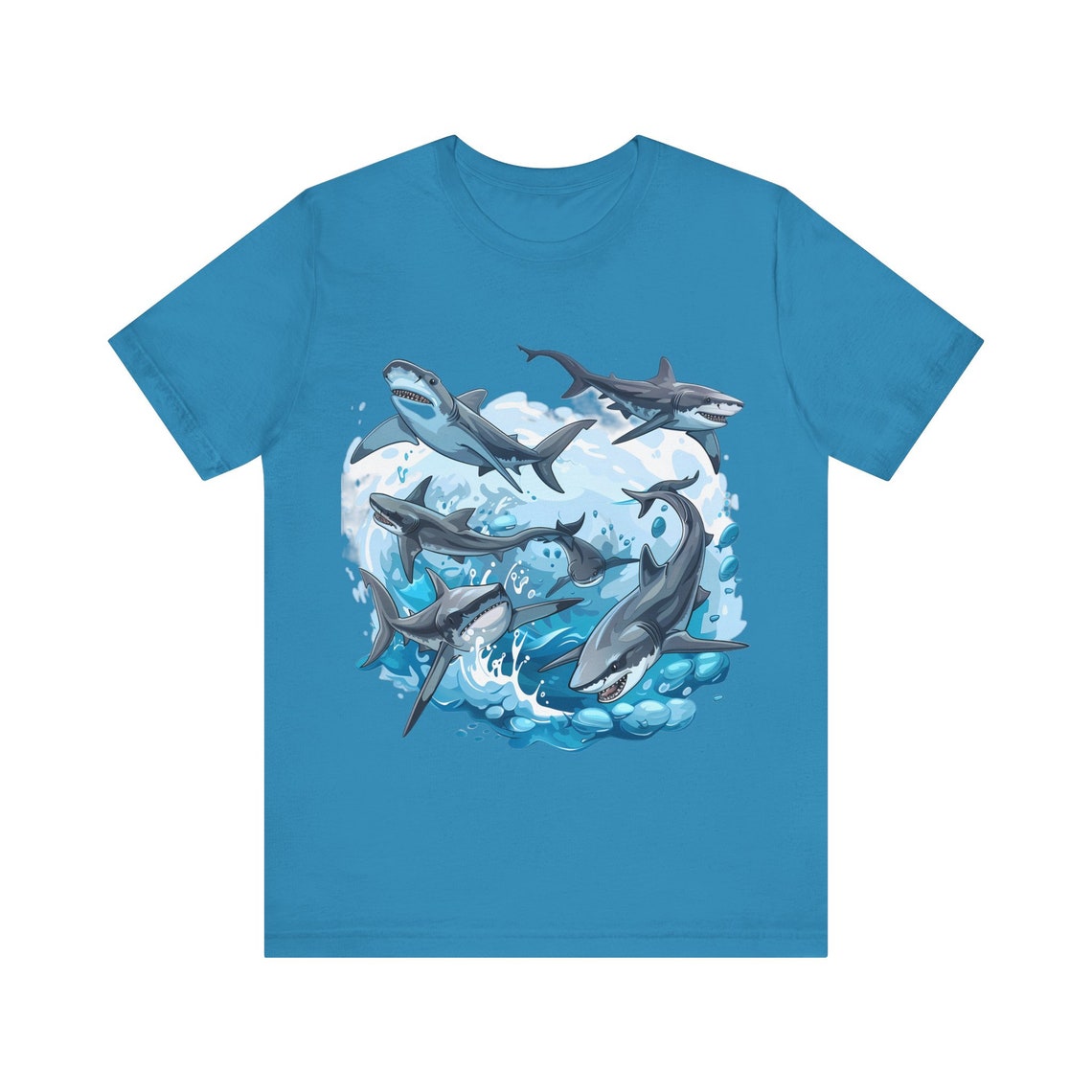 Shark Shirt Great White Shark Week Shirt Ocean Animal Shirt Marine ...