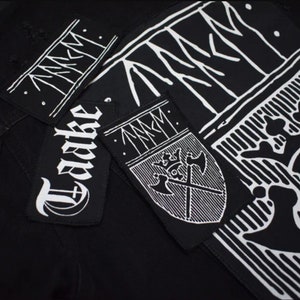 Pack of Patches - Taake Big Back Patch ⇹ Black Metal Pack Parches ⇹ ...