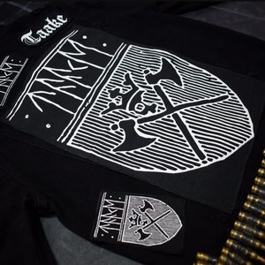 Pack of Patches - Taake Big Back Patch ⇹ Black Metal Pack Parches ⇹ ...
