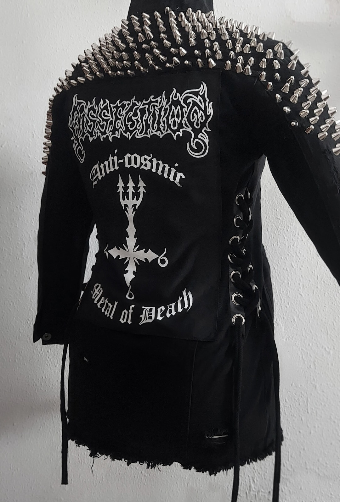 Dissection Anti-cosmic Metal of Death Big Back Patch Black Metal Dissection Black Metal Patch ...