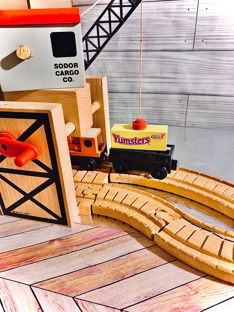 Sodor Cargo Co. Crane(1997) - Thomas Wooden Railway - Etsy