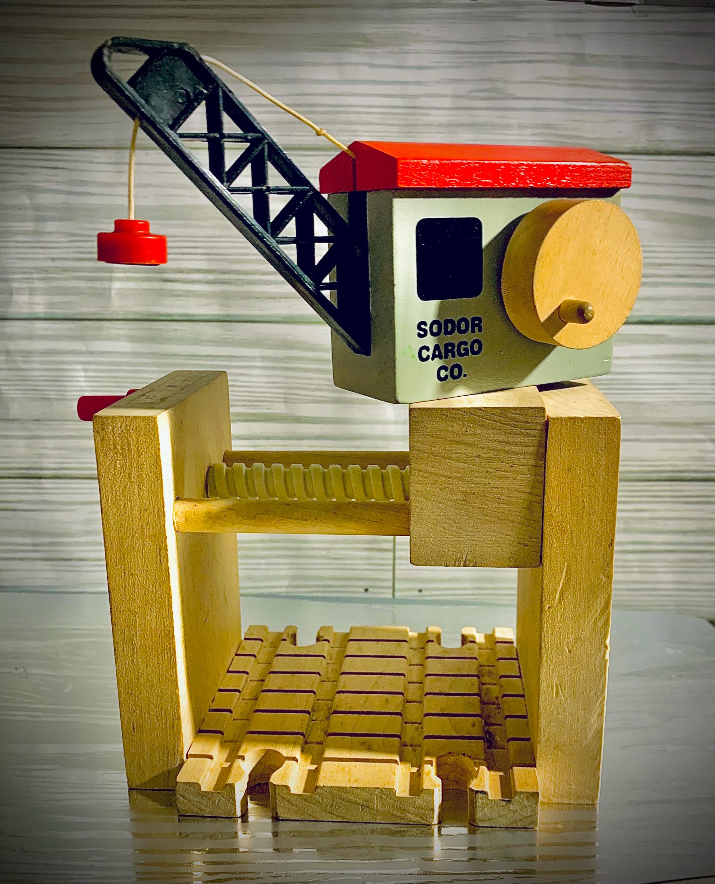 Sodor Cargo Co. Crane(1997) - Thomas Wooden Railway - Etsy