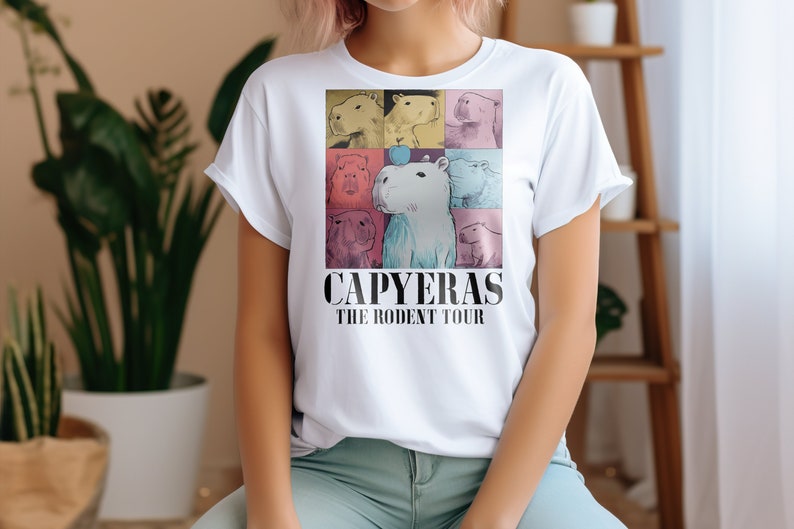 Capyeras the Rodent Tour PNG, Capybara Lovers Png, Funny Capybara Png ...