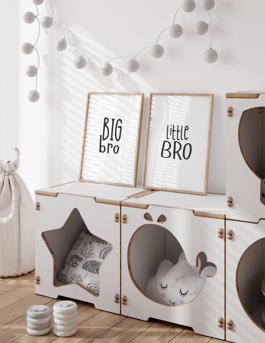 Big Bro Little Bro Wall Art, Instant Download, Brothers Shared Room ...