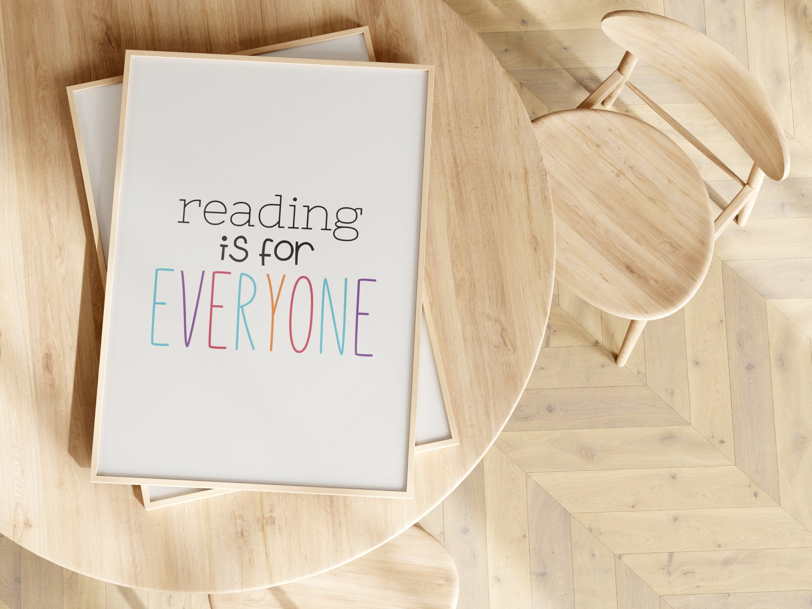 Reading is for Everyone Wall Art | Book Nook | Kids Reading Corner ...