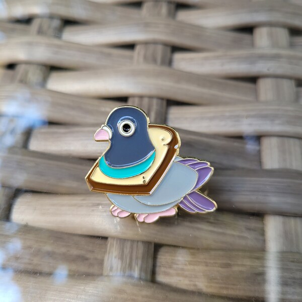 Pigeon Enamel Pins - Etsy