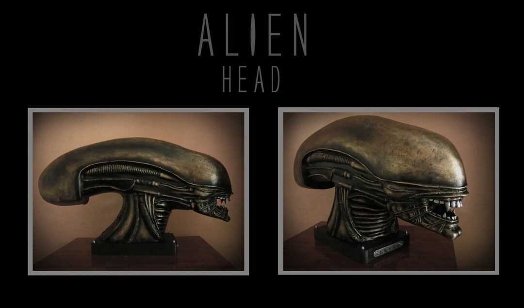 Alien Xenomorph Head Sculpture - Etsy