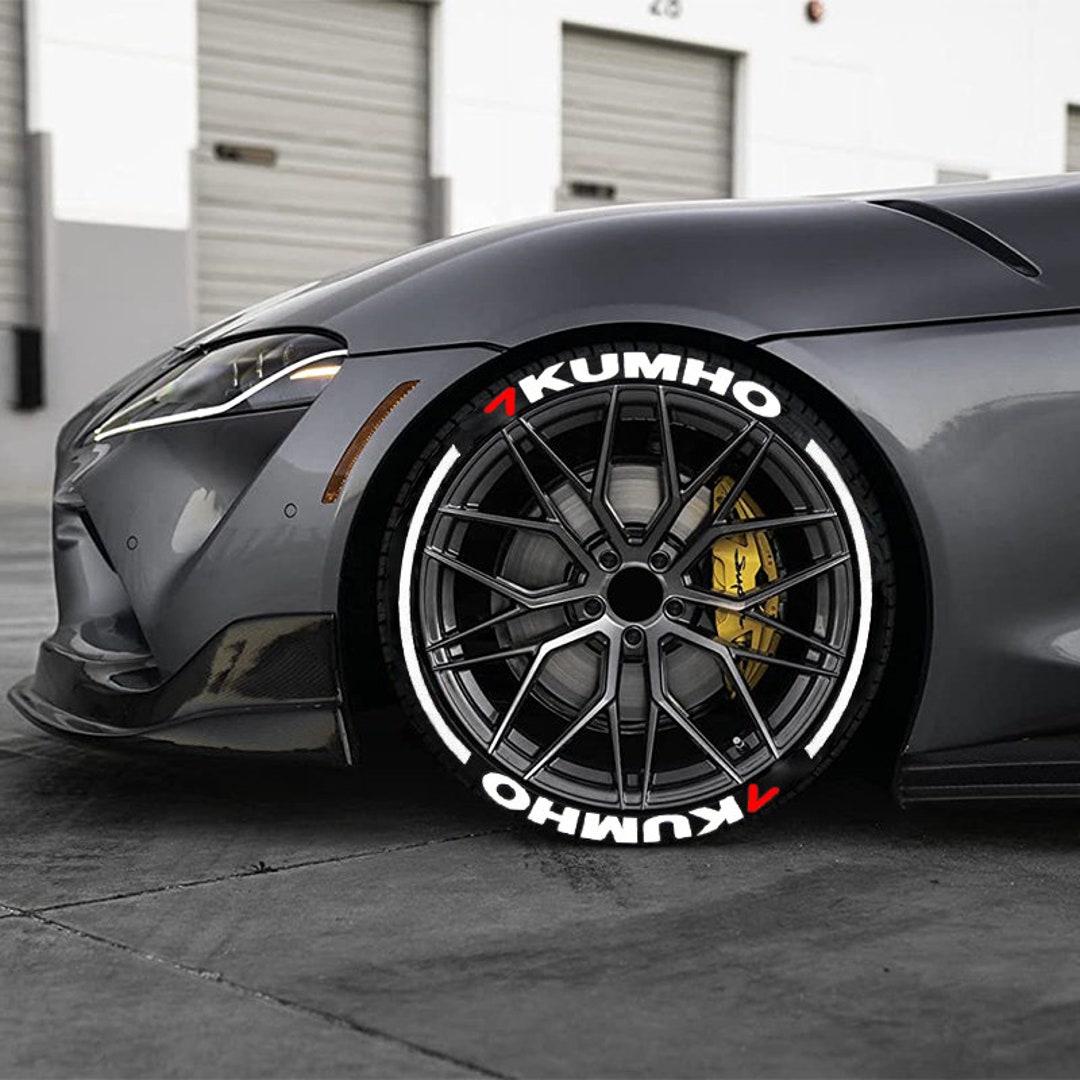 Kumho Sticker Tire Lettering Raised Stickers Vinly Permanent Tire ...