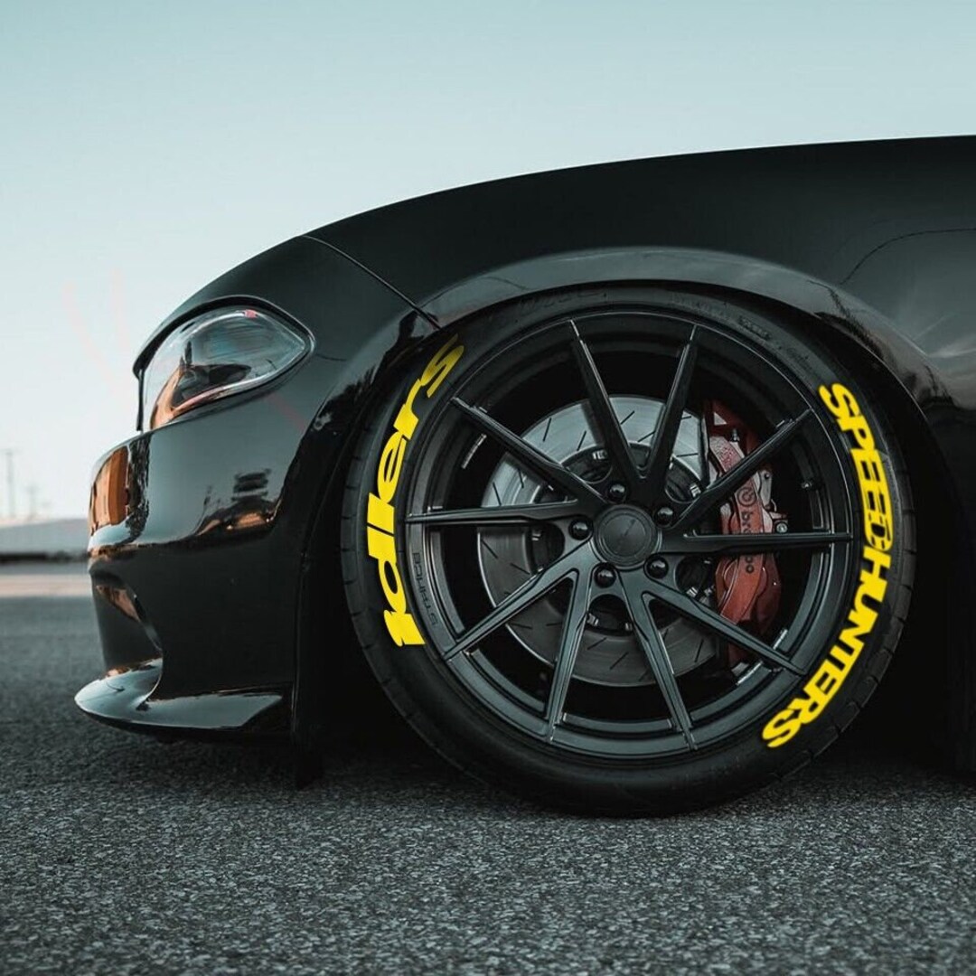 Tire Lettering Speedhunters Idlers Permanent Tire Stickers 1'' 8 Pcs - Etsy