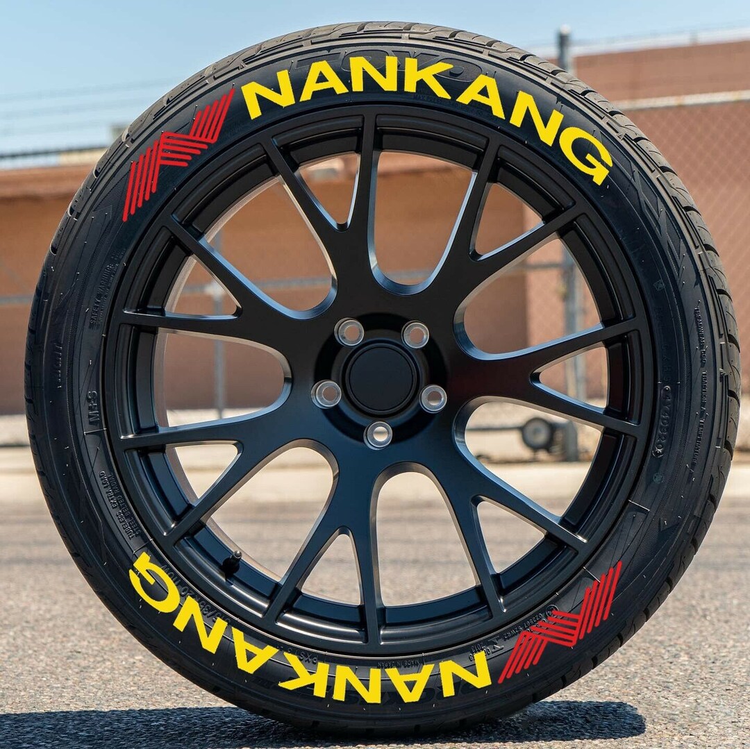 Tire Lettering Nankang Permanent Tire Stickers 1'' 8 Pcs - Etsy