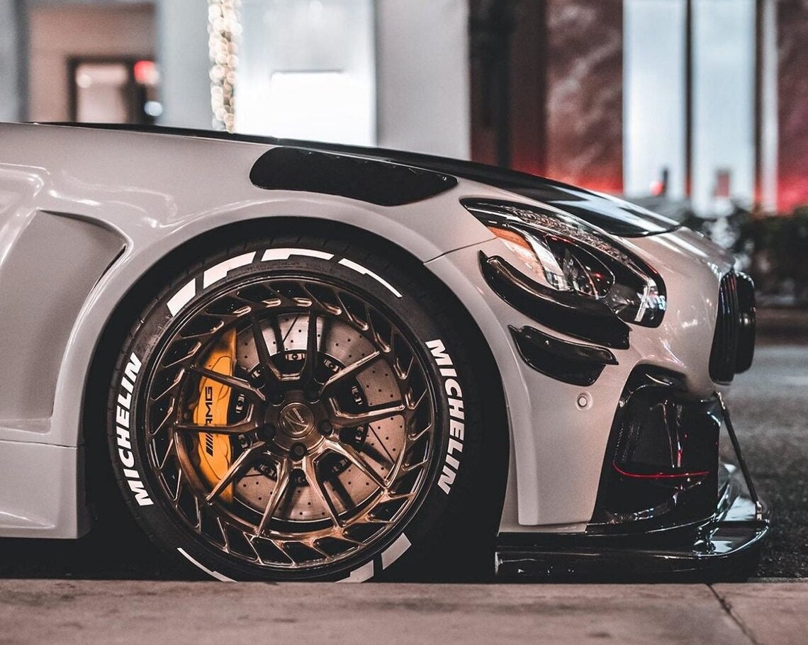 Tire Lettering Michelin Full Beyaz New Model Permanent Tire Stickers 1 ...