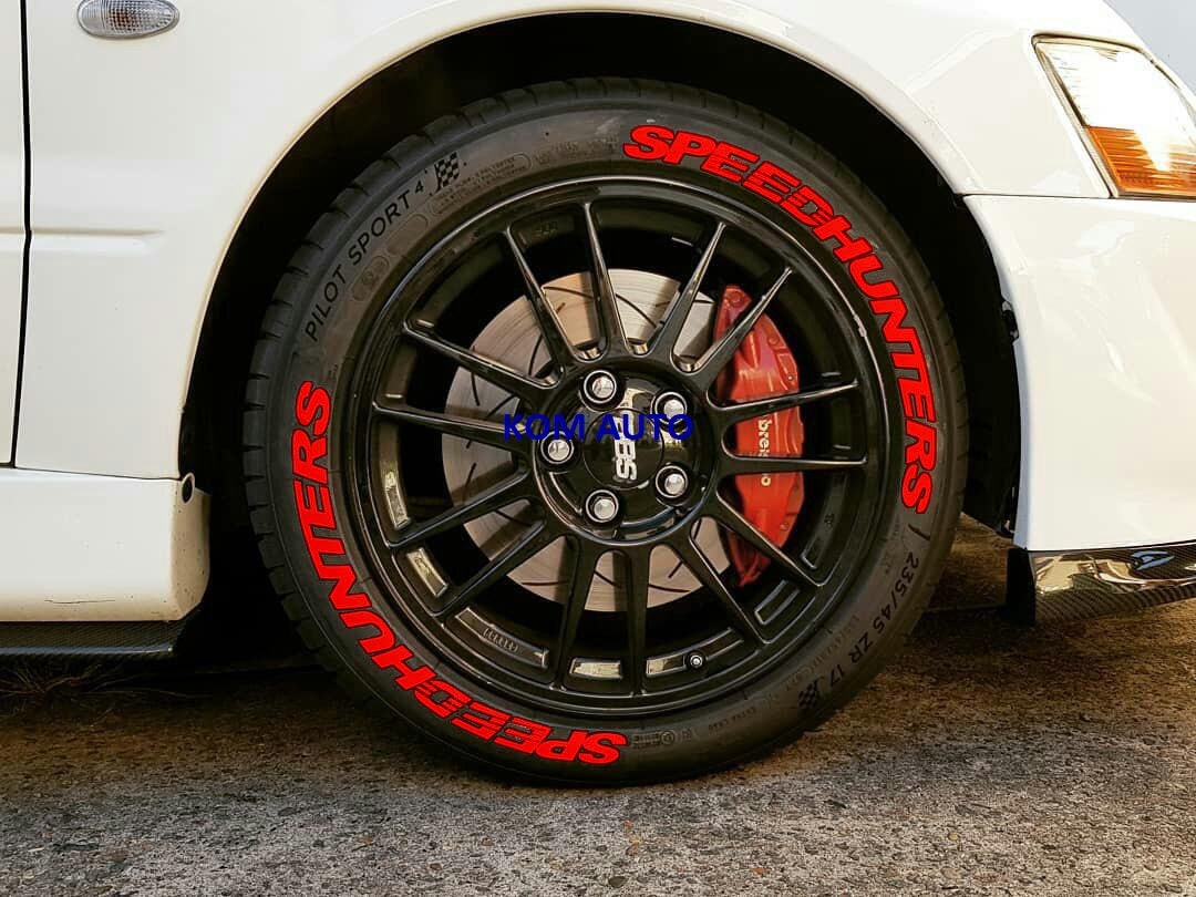 Tire Lettering SPPEDHUNTERS Permanent Tire Stickers 1'' 8 Pcs - Etsy