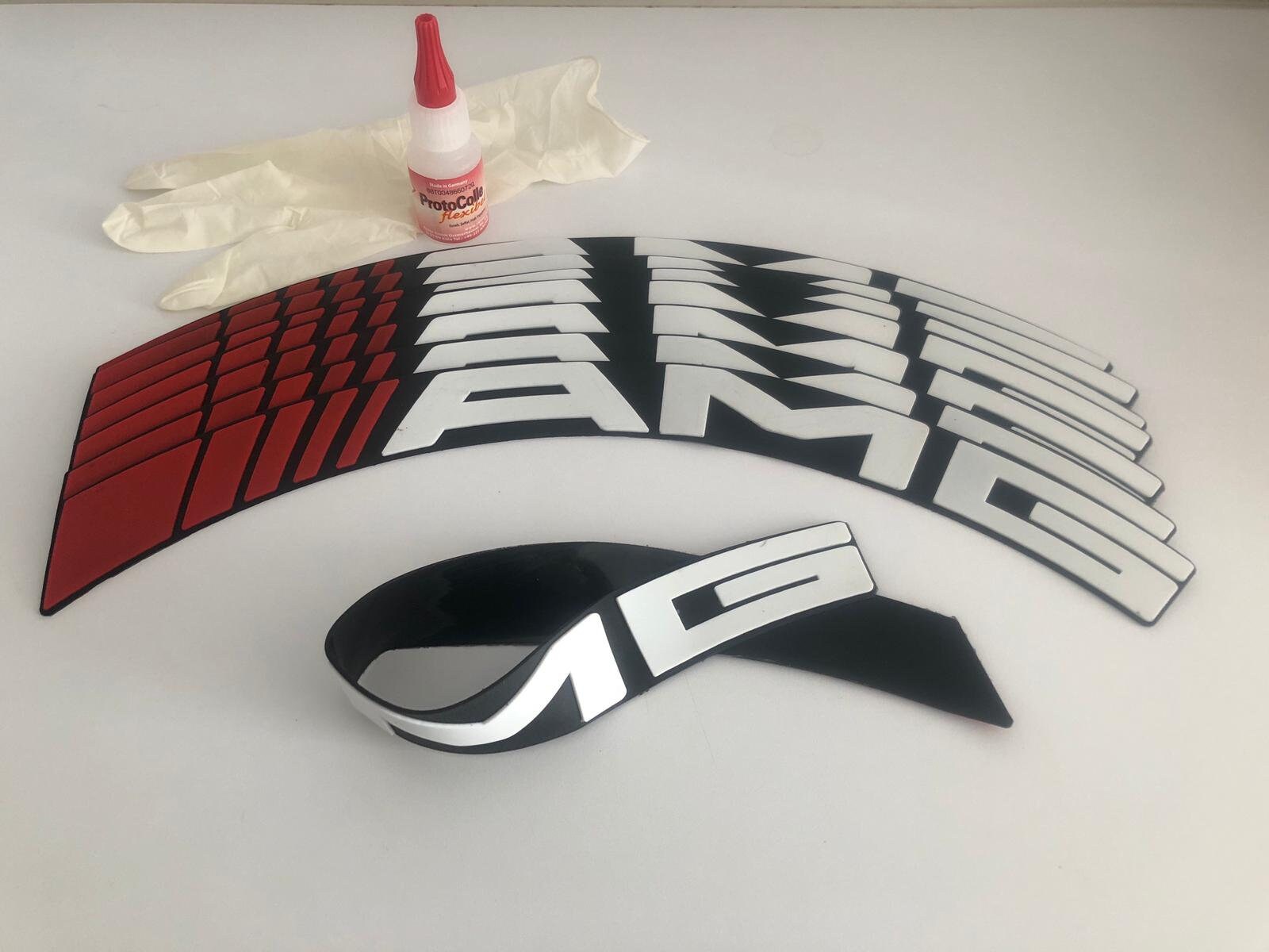 Tire Lettering AMG Permanent Tire Stickers 1'' 8 Pcs - Etsy