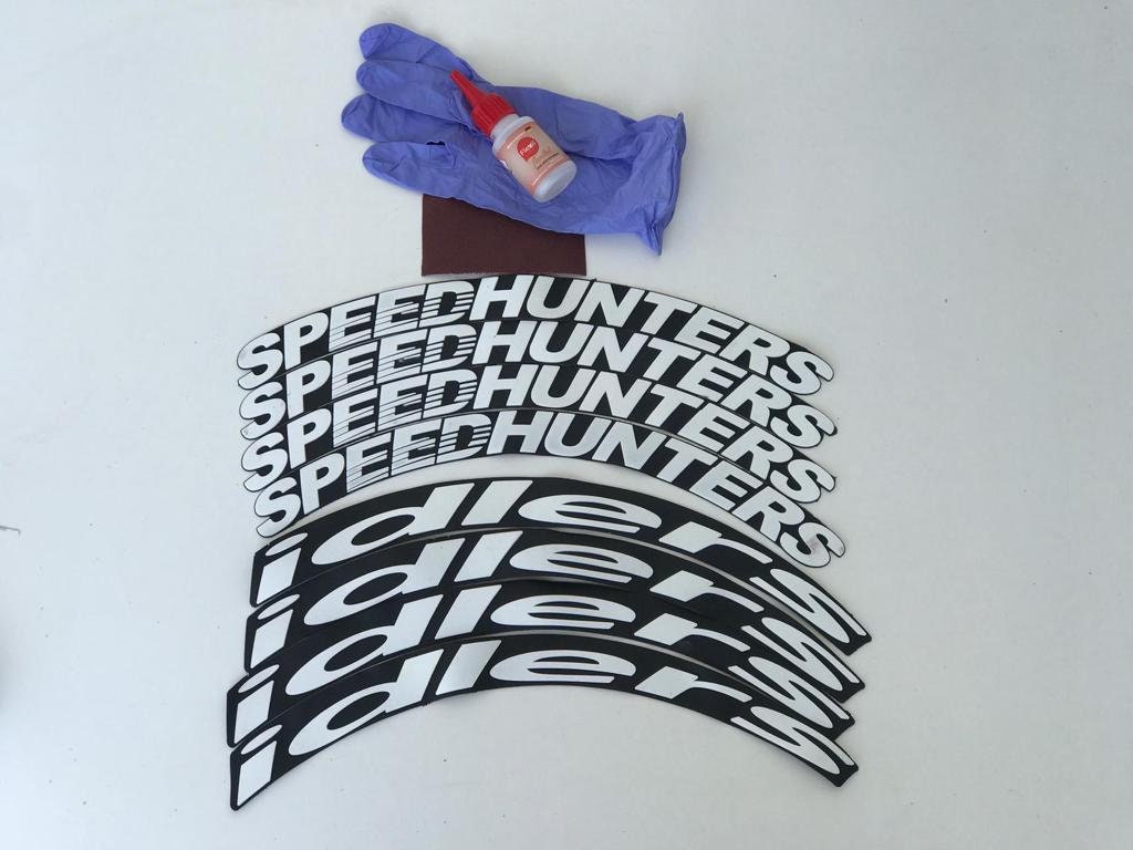 Tire Lettering Speedhunters Idlers Permanent Tire Stickers 1'' 8 Pcs - Etsy