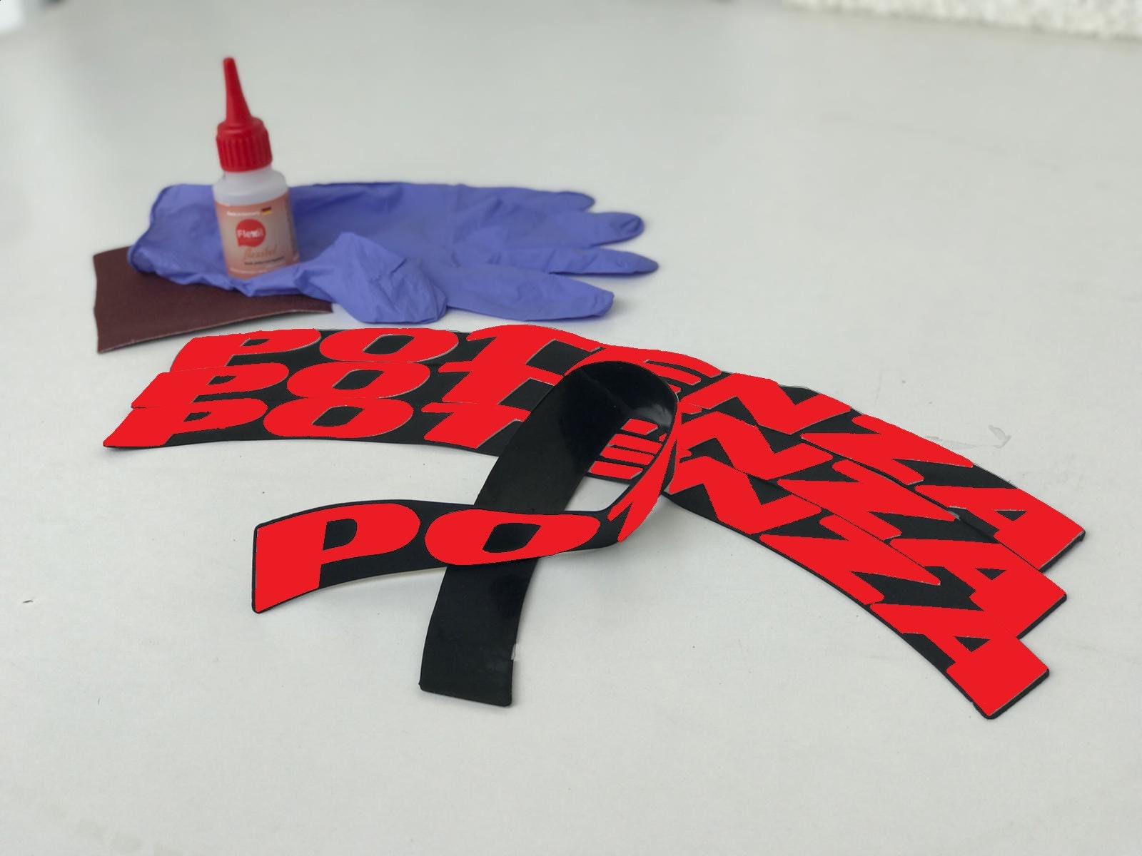 Tire Lettering Full Red Bridgestone Potenza Permanent Tire Stickers 1 ...