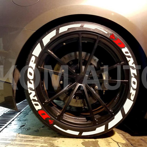 Dunlop Tire Stickers - Etsy