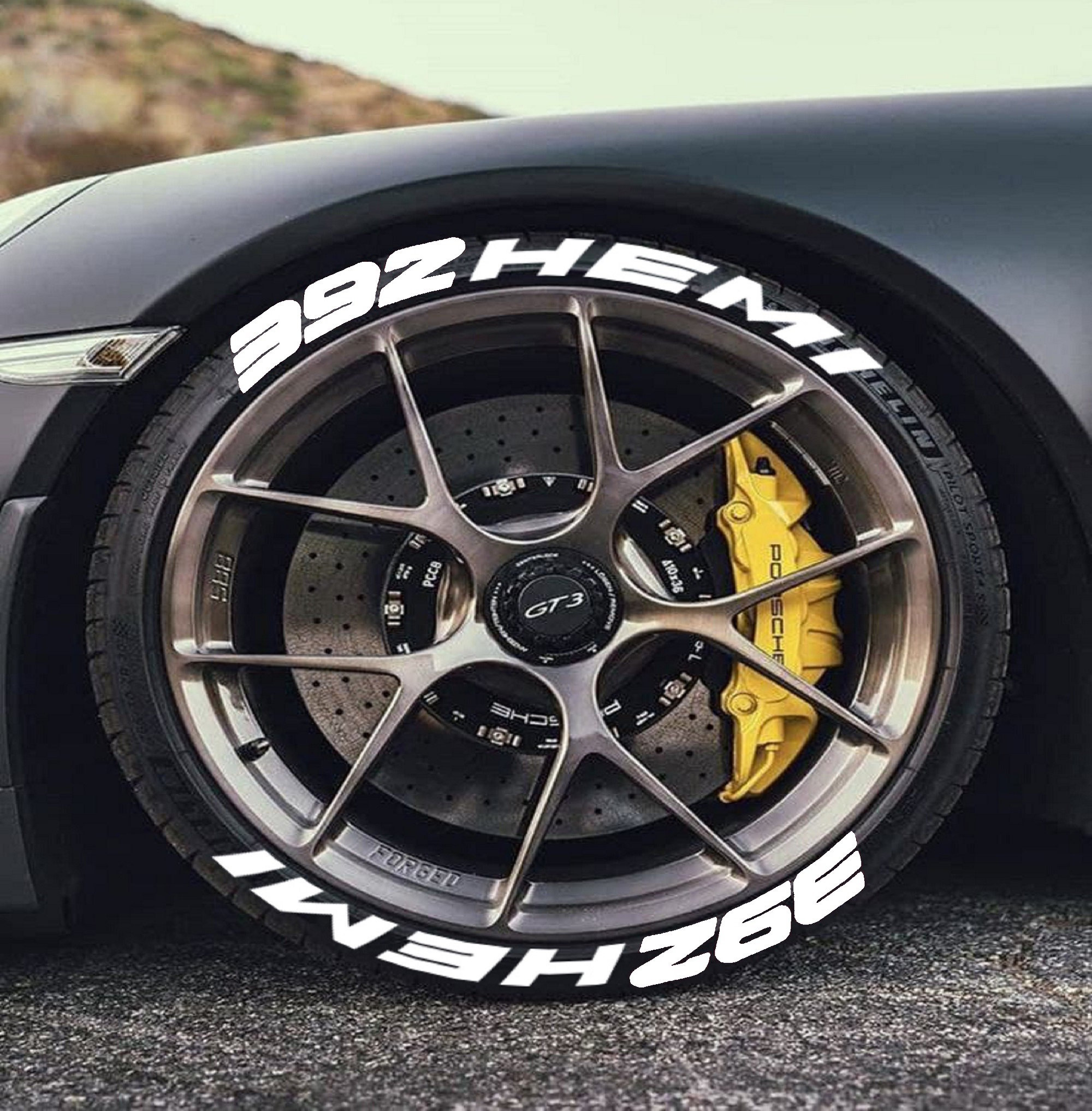 Tire Lettering 392 Full White Permanent Tire Stickers 1'' 8 Pcs - Etsy