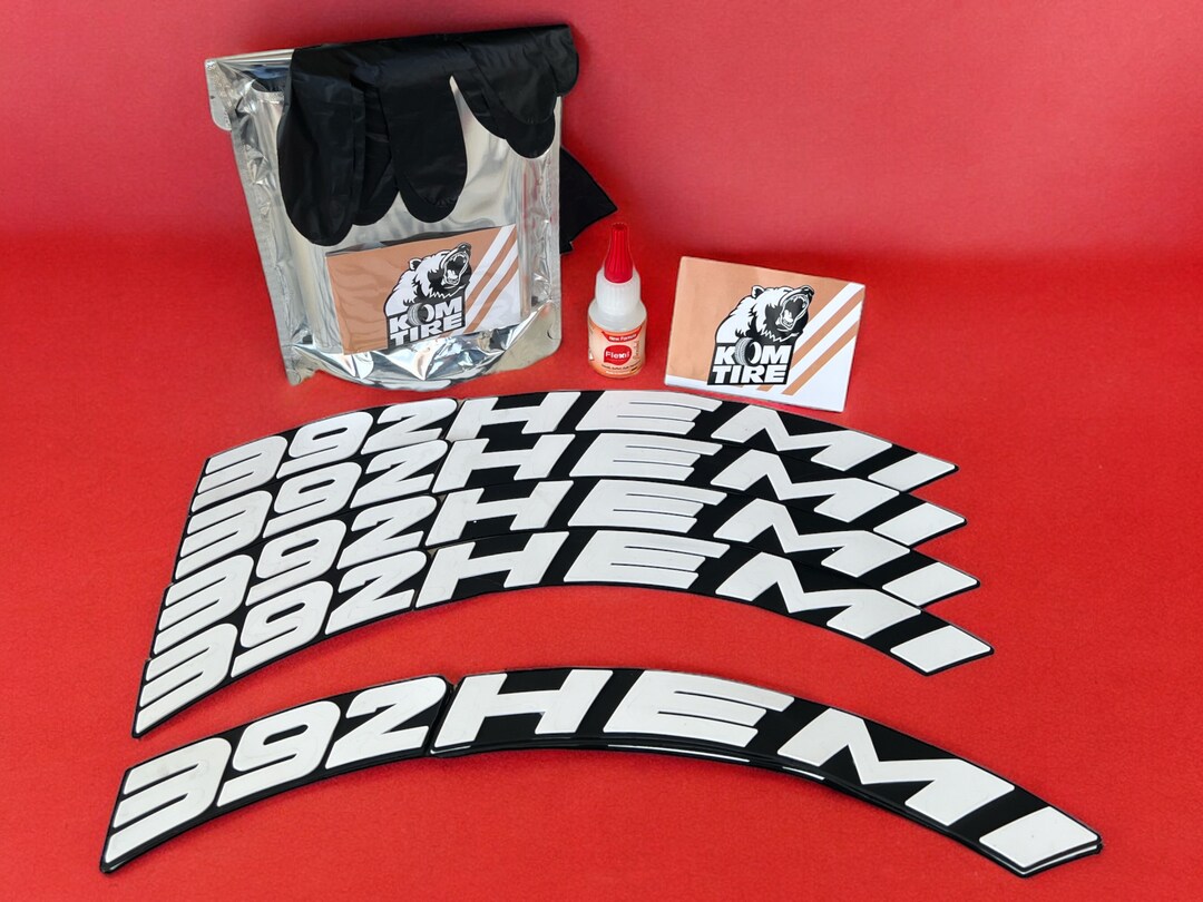 392 Hemi Sticker Tire Lettering Raised Stickers Vinly Permanent ...