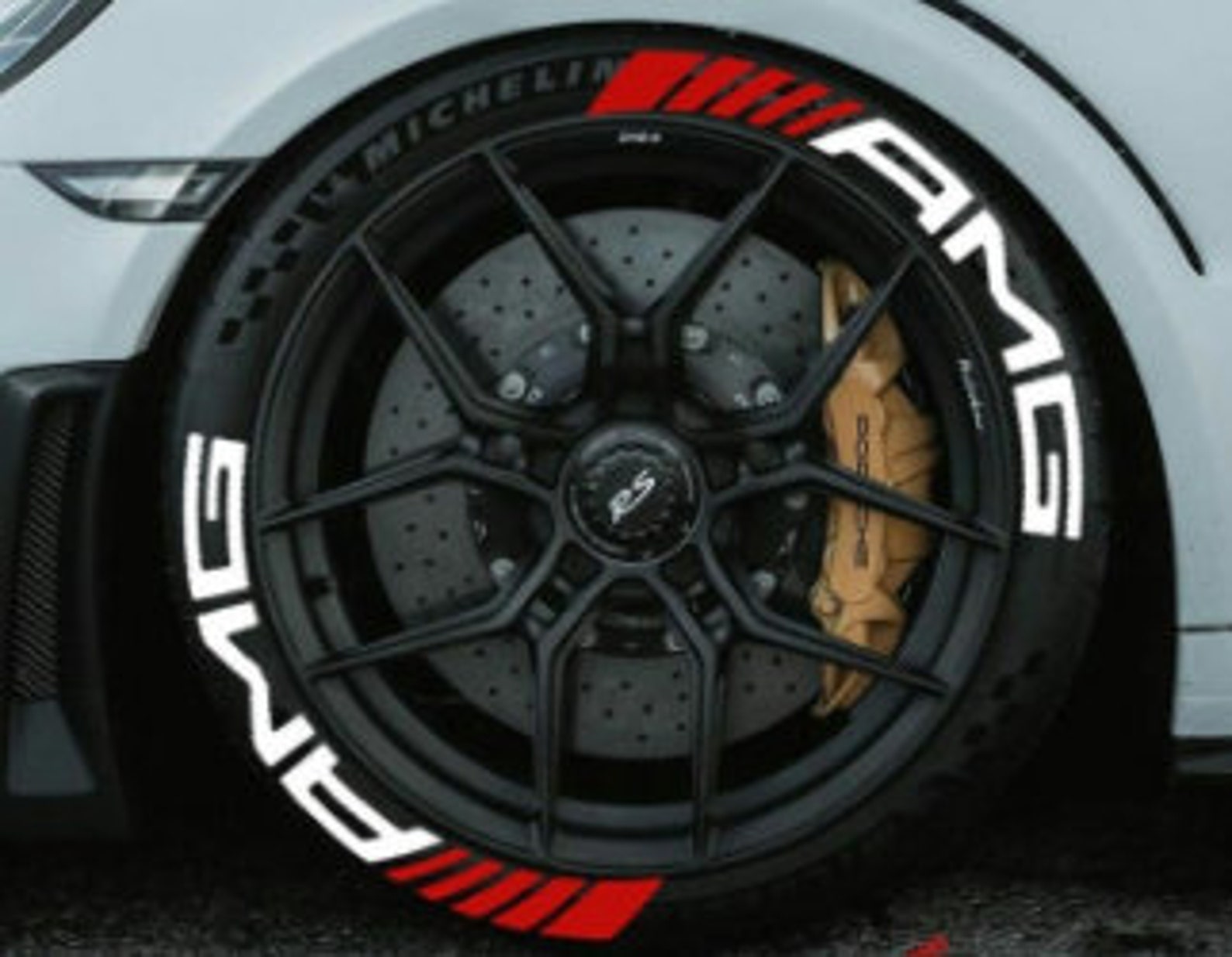 Tire Lettering AMG Permanent Tire Stickers 1'' 8 Pcs - Etsy