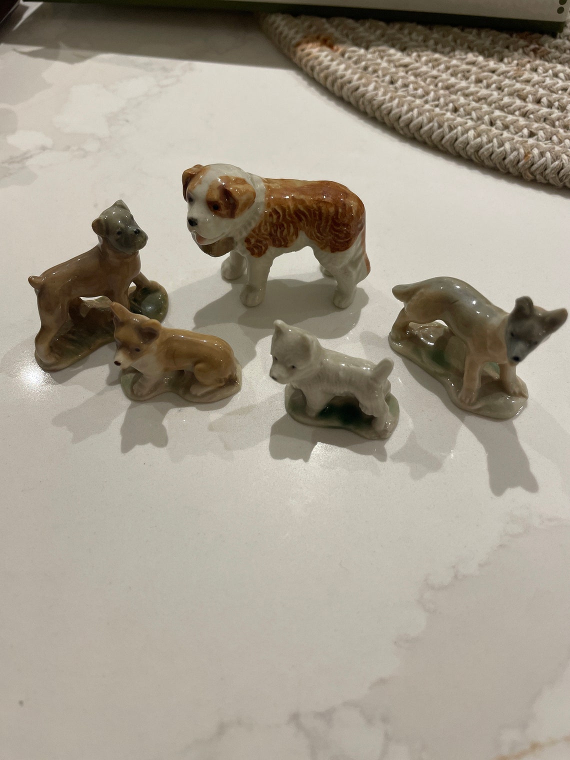 Wade Whimsies Pedigree Dog Set 7. 1957 Collectible - Etsy