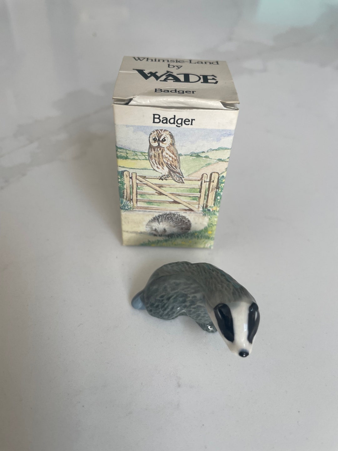 Wade Whimsie Land Badger With Box Excellent Condition 1980’s - Etsy