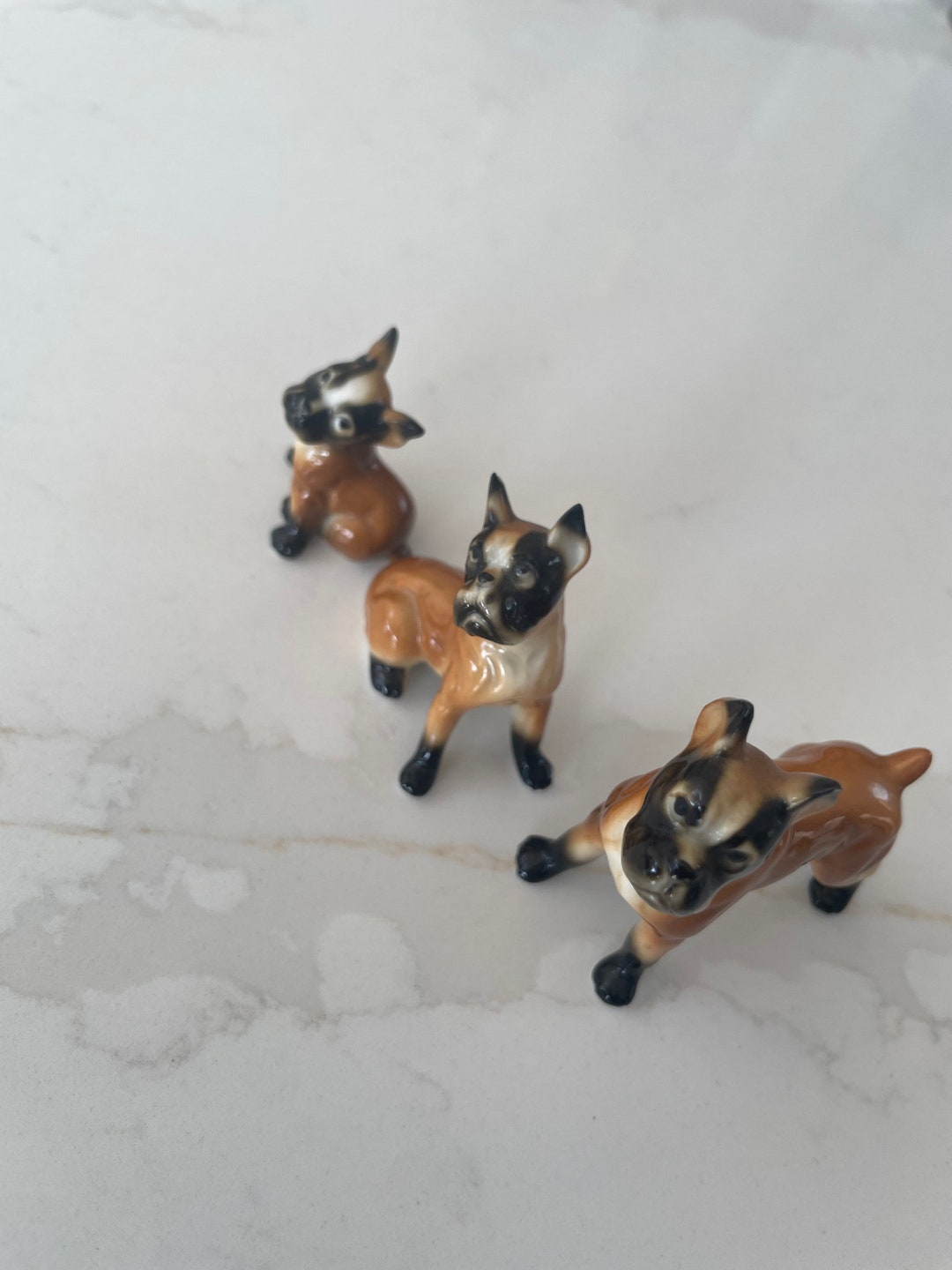 Vintage Beswick Boxer Dog Set 3 Dogs Rare Find - Etsy